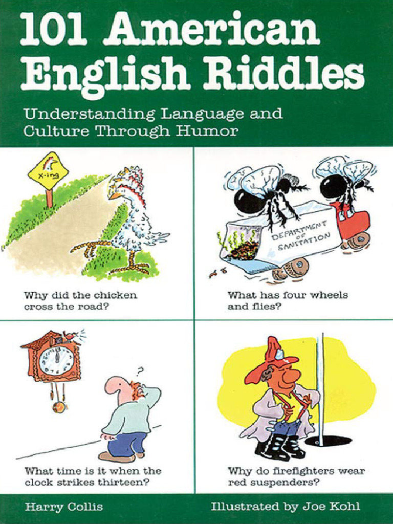 101 American English Riddles Understanding Language and Culture Through ...