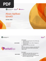 Panduan Akses Aplikasi SEHATI Kemenkeu | PDF