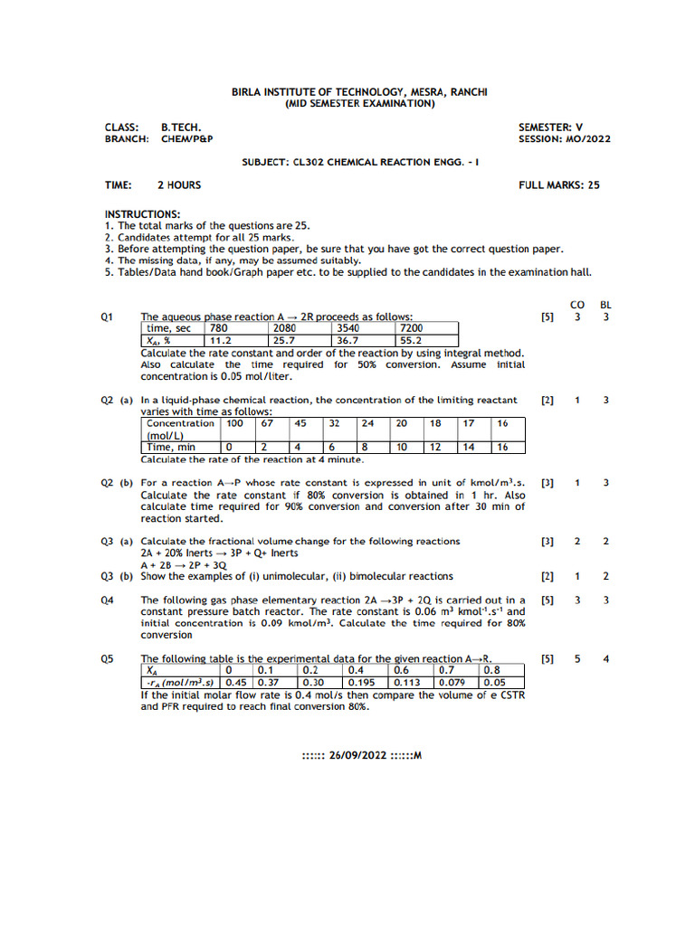 Cre 1 Midsem 2 | PDF