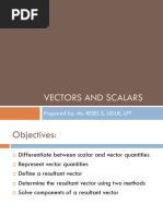 Grade 10 Vectors & Scalars Guide | PDF | Velocity | Euclidean Vector