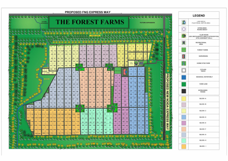 The Forest Farm Site Plan PDF | PDF