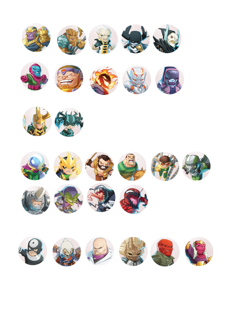 Random Villains 26mm Tokens | PDF
