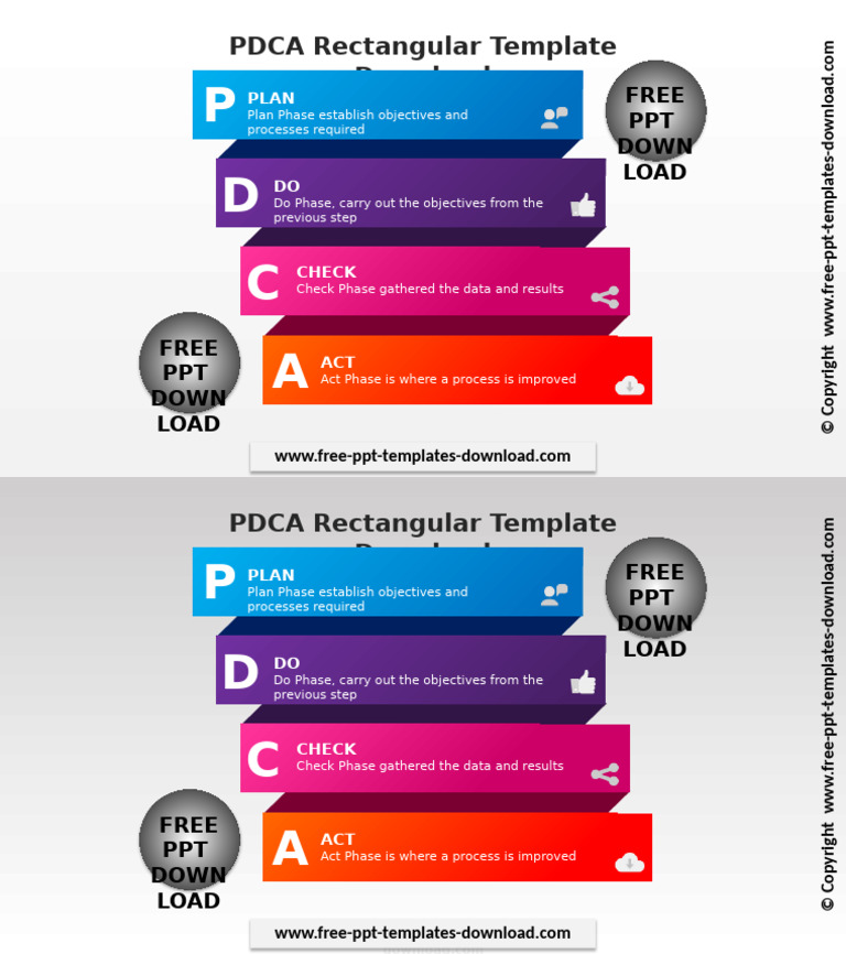 PDCA Rectangular Template Download | PDF