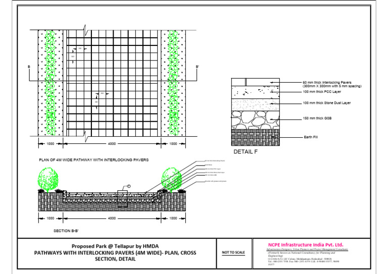 Interlocking Pavers Pathway Detail | PDF | Building Materials