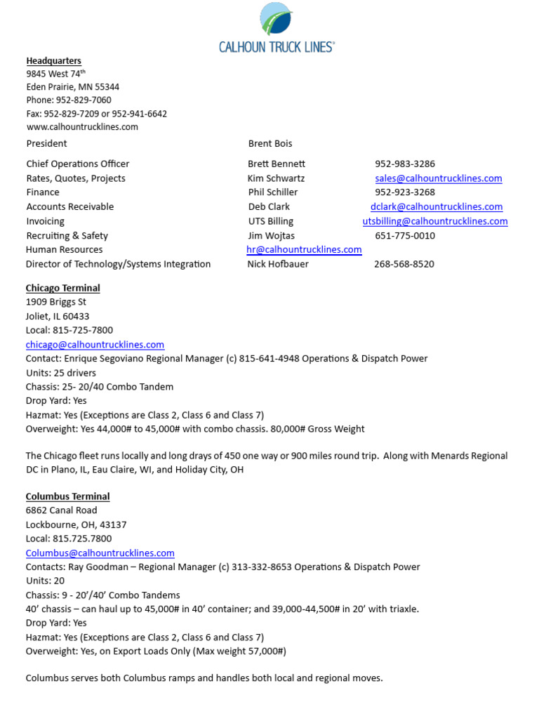 Calhoun Set Up Packet 05-21-2025 | PDF | Accounts Payable | Insurance