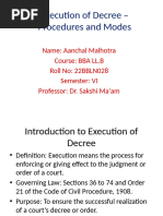 Draft For An Execution Petition | PDF | Judgment (Law) | Lawsuit