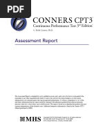 CPT-3 Instructions and Interpretation | PDF
