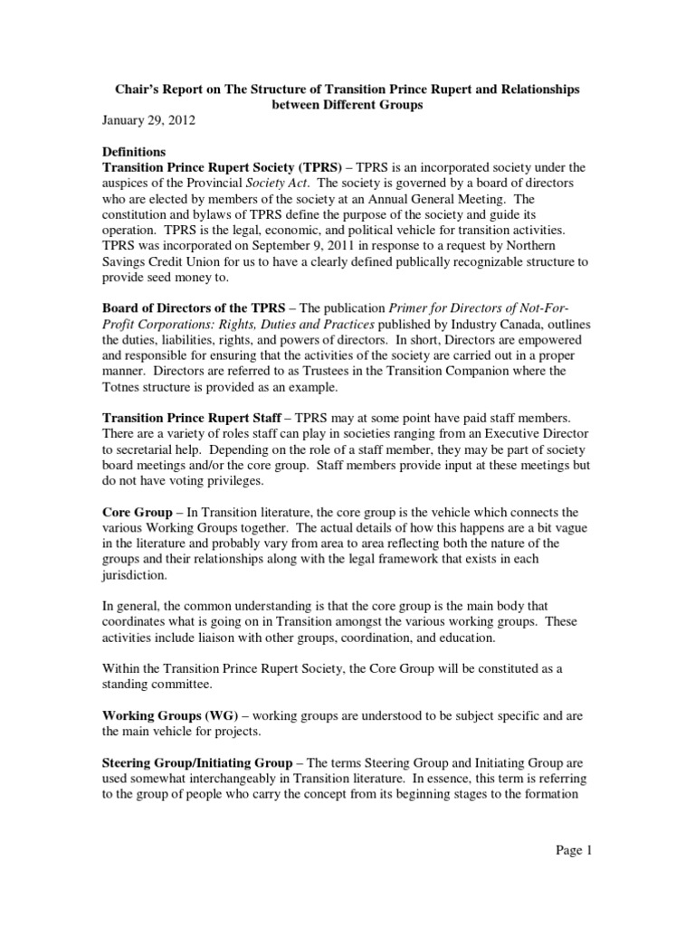 TPR Group Relationships | PDF | Board Of Directors | Government Information