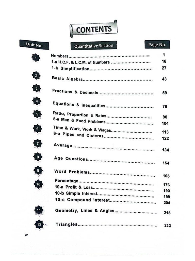 Topics Quantitative | PDF