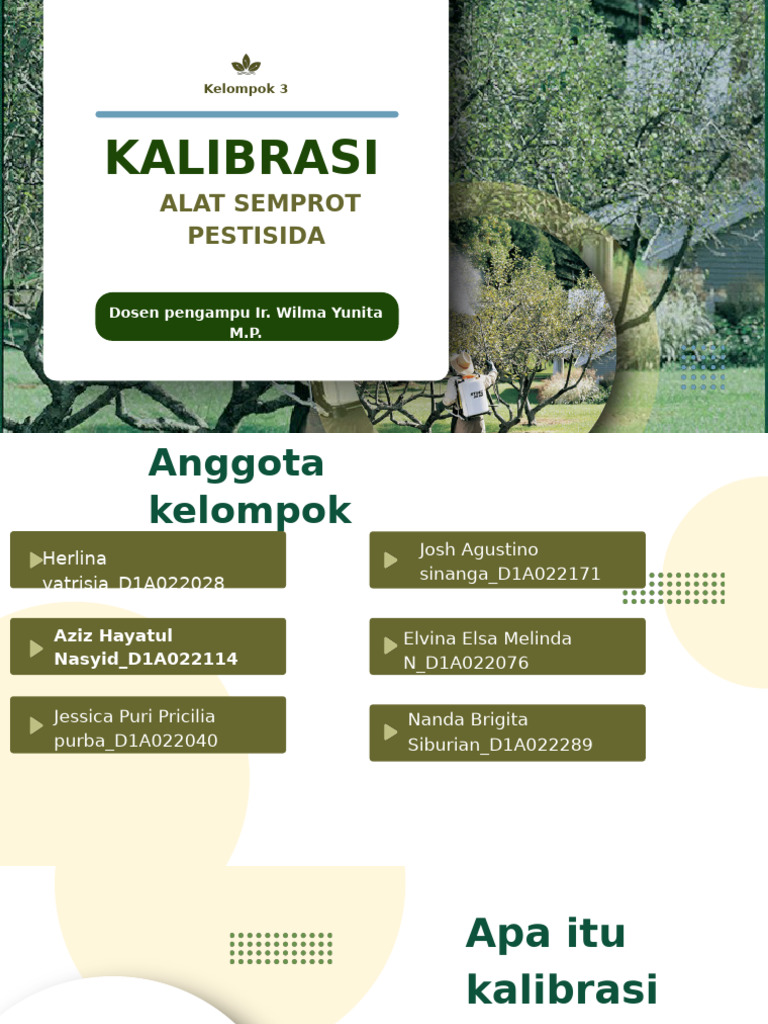 Rev PPT Kel 3 - Kalibrasi | PDF