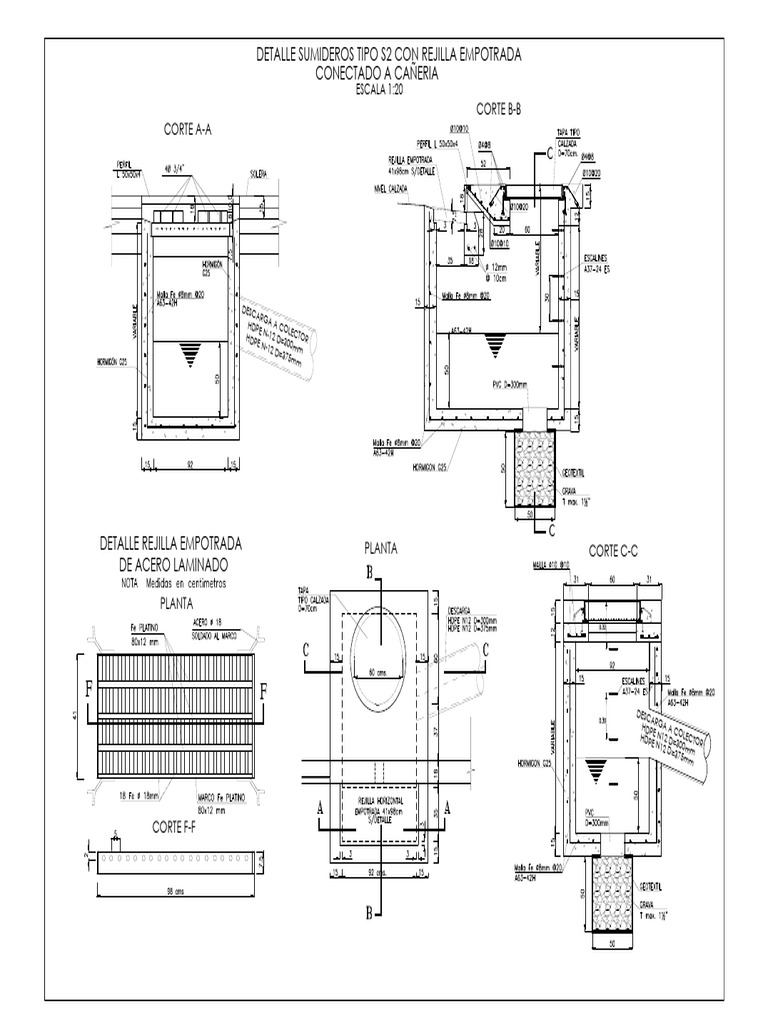 Detalle Sumidero S2 | PDF