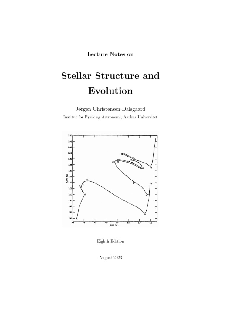 Stellar Structure and Evolution Notes | PDF | Stars | Nuclear Fusion