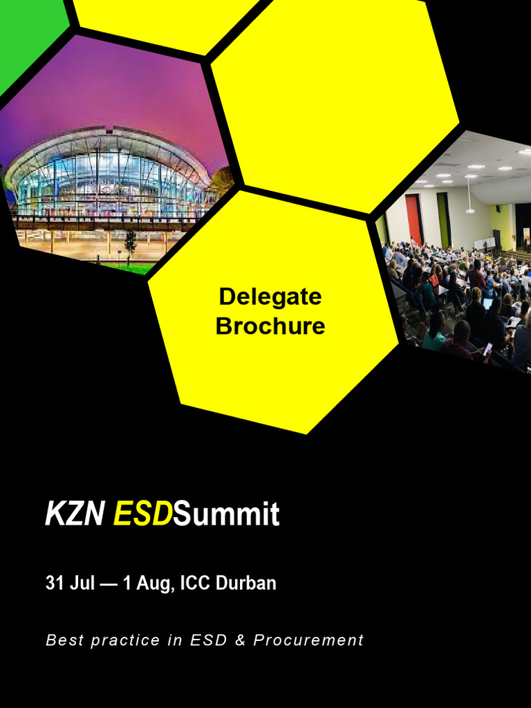 KZN ESD Summit 2024 31 July 1 Aug Delegate Brochure | PDF | Sustainable ...