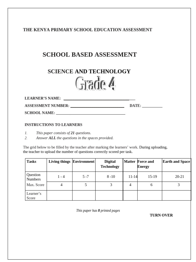 Grade 4 Science and Technology | PDF | Foods