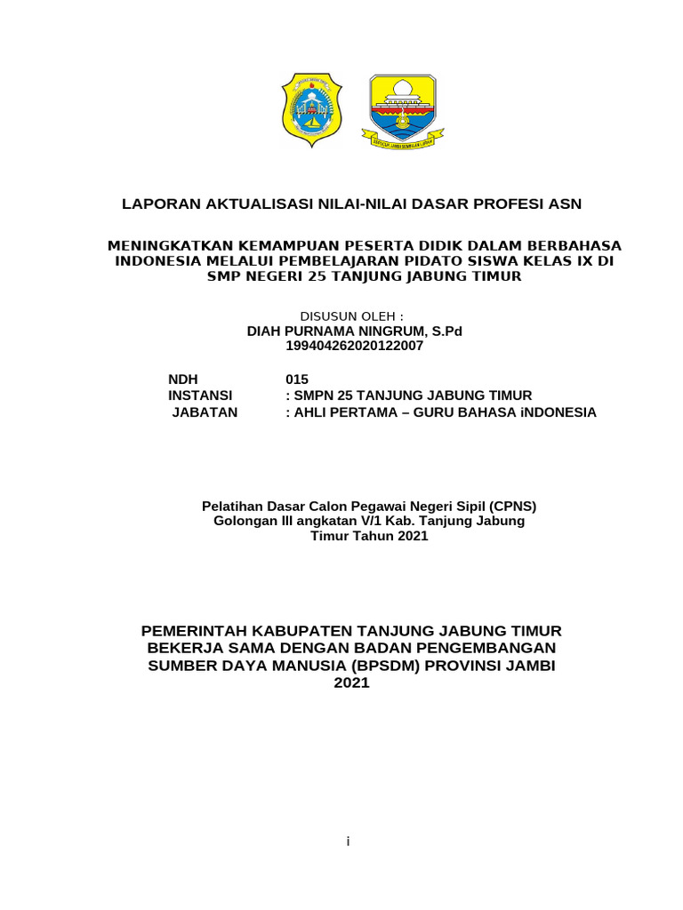 Laporan Diah Fik | PDF