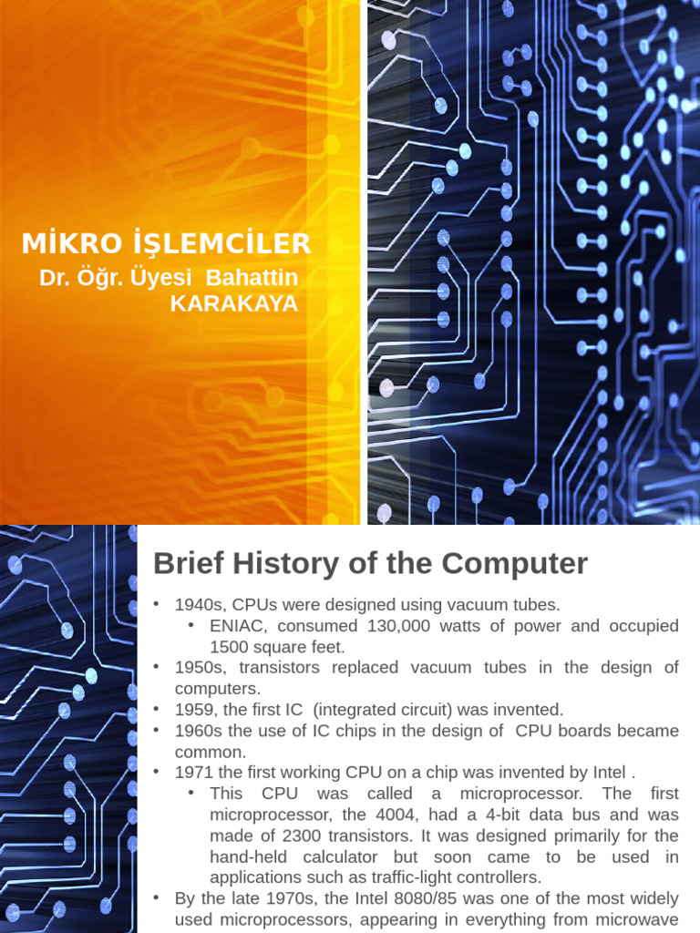 Microprocessors 2week | PDF | Computer Memory | Central Processing Unit
