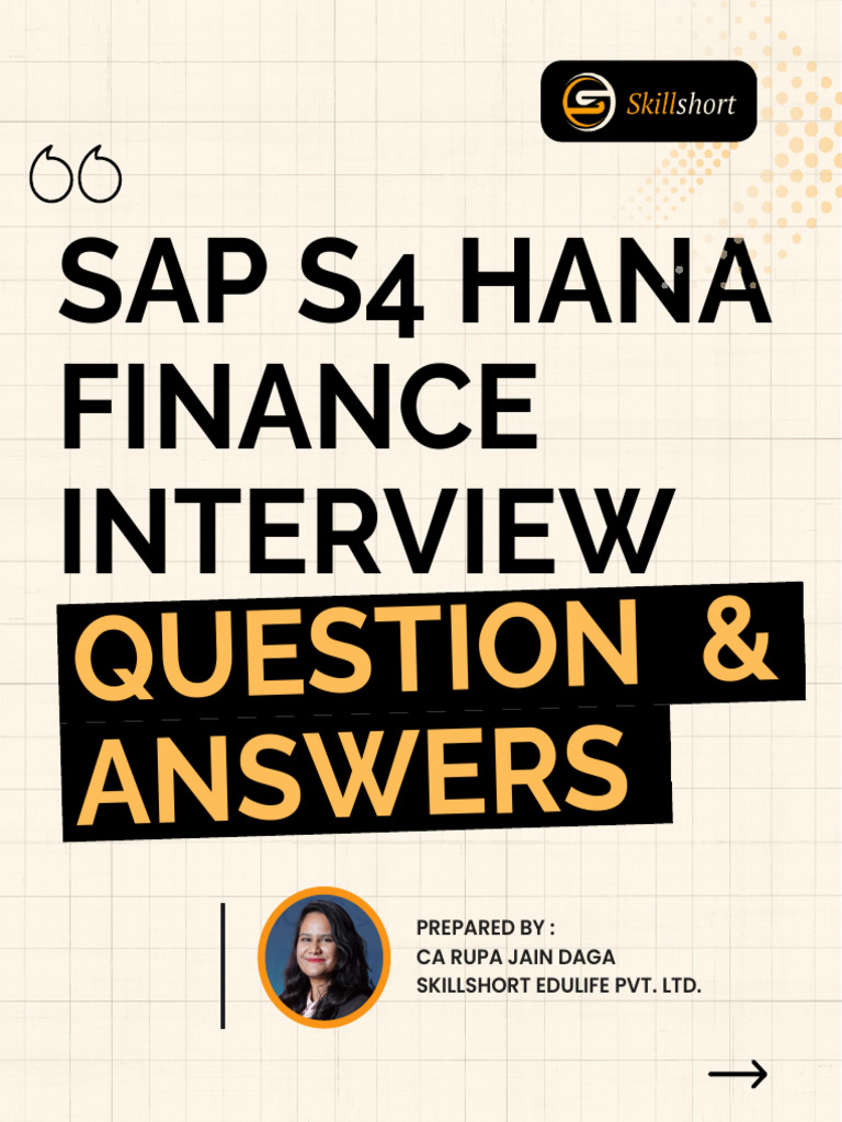 SAP Interview Questions and Answers | PDF | International Financial ...