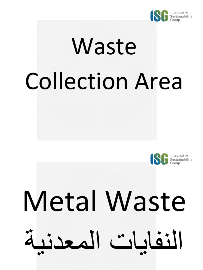 Waste Signages | PDF