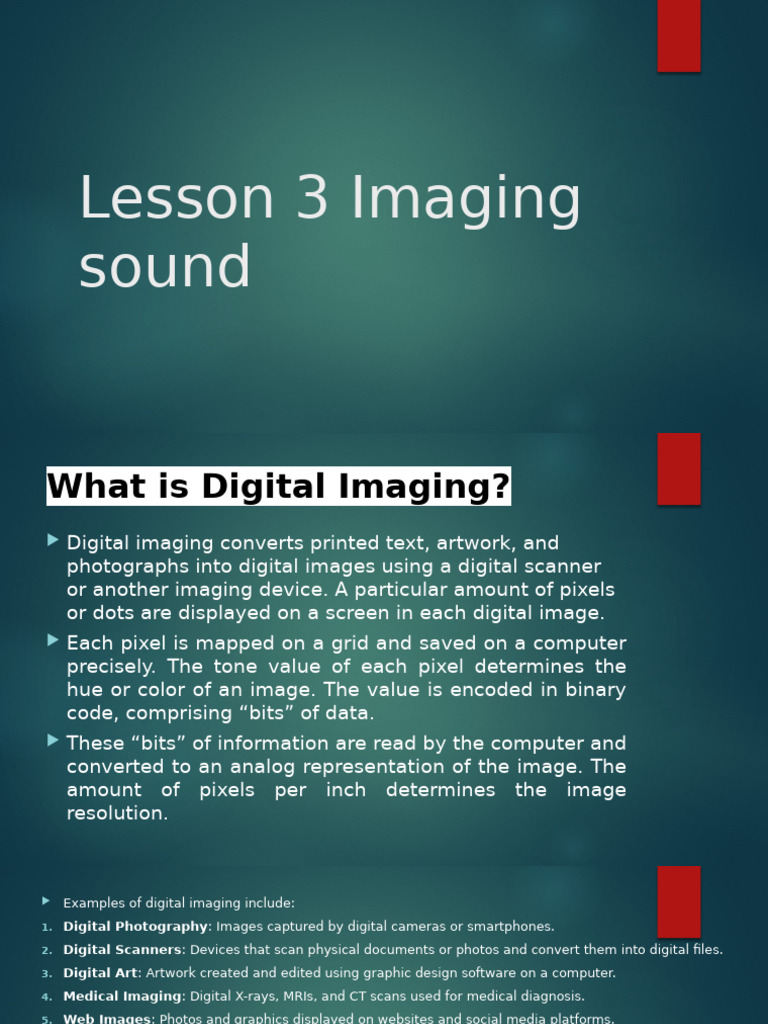 Understanding Digital Imaging Basics | PDF | Digital Camera | Camera