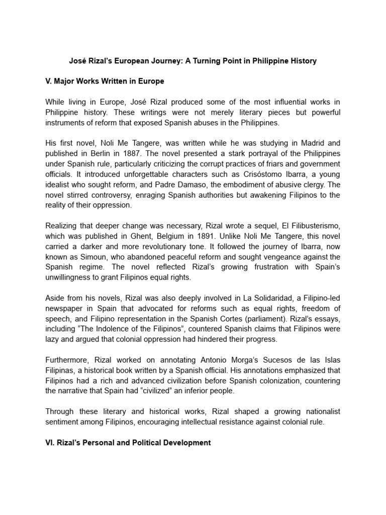 Rizal Presentation Script | PDF | Philippines