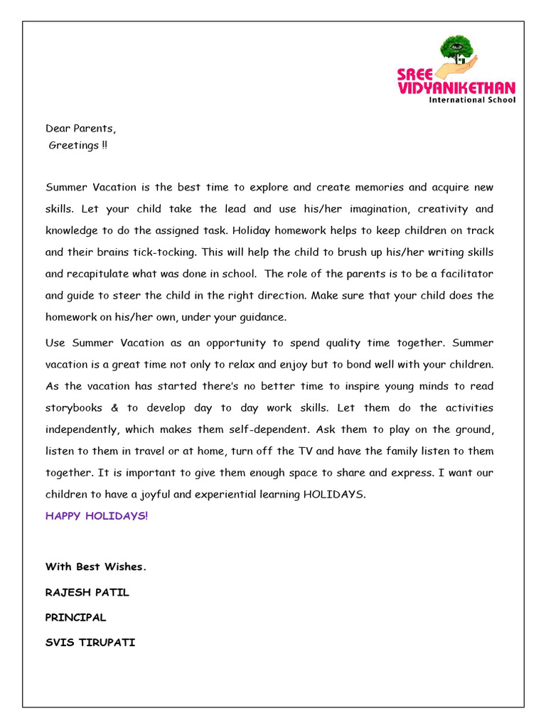 Class 6 Holiday Homework | PDF