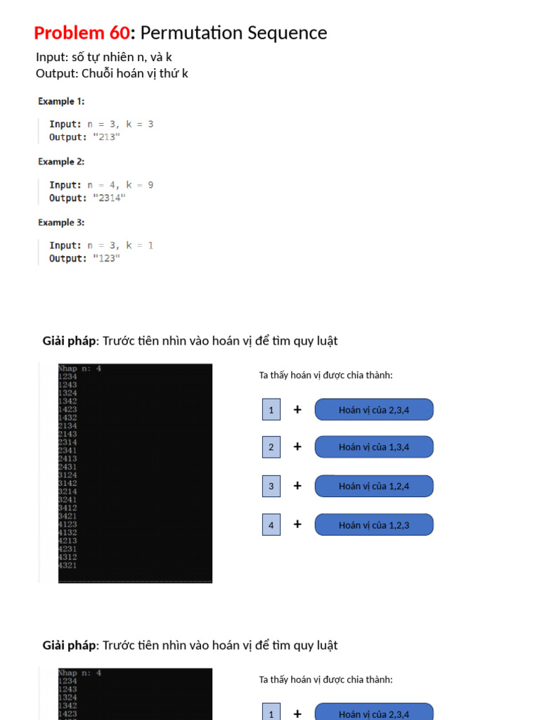 Permutation Sequence | PDF