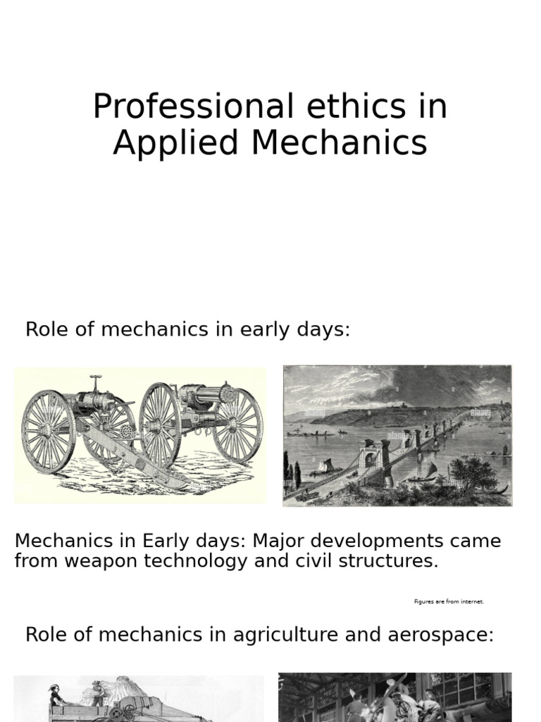 Professional Ethics Applied Mechanics | PDF