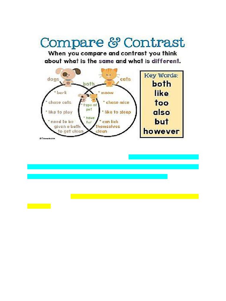 Comparison and Contrast and Cause and Effect Paragrapgh | PDF