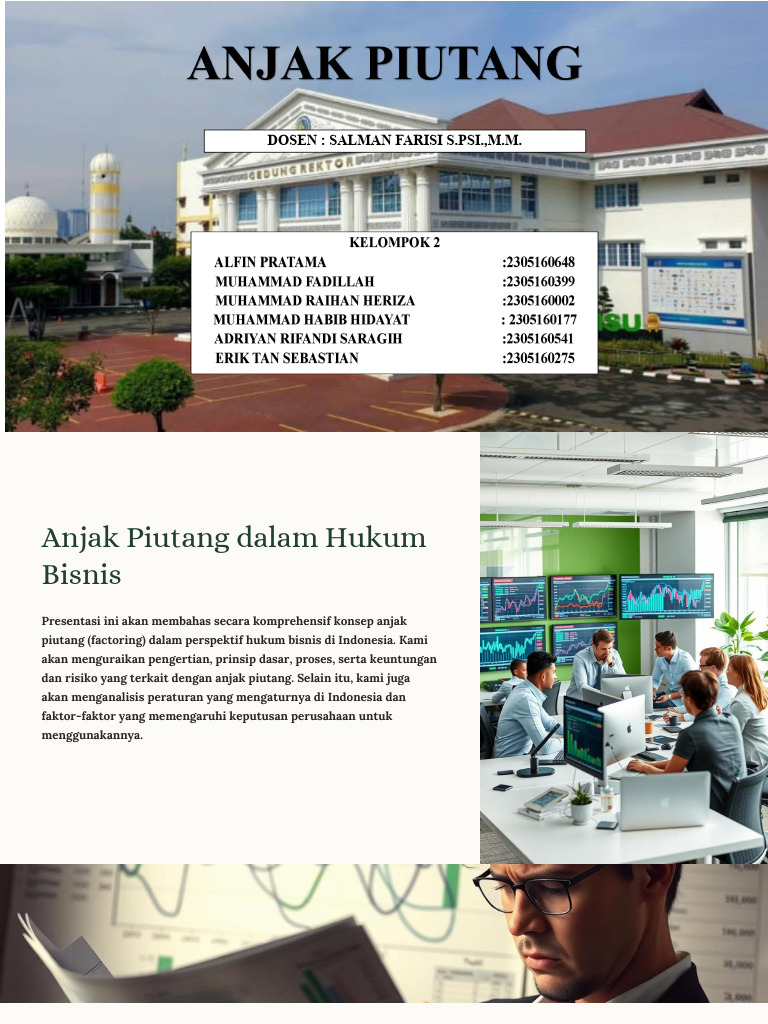 Anjak-Piutang HUKUM BISNIS | PDF
