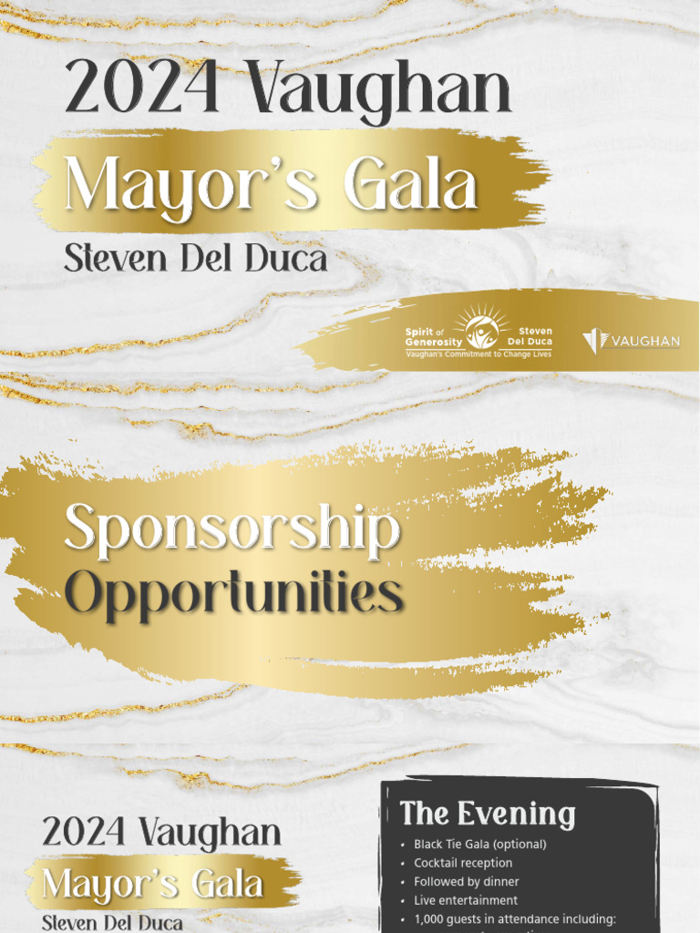 Mayors Gala 2024 - Sponsorship Package - Final | PDF
