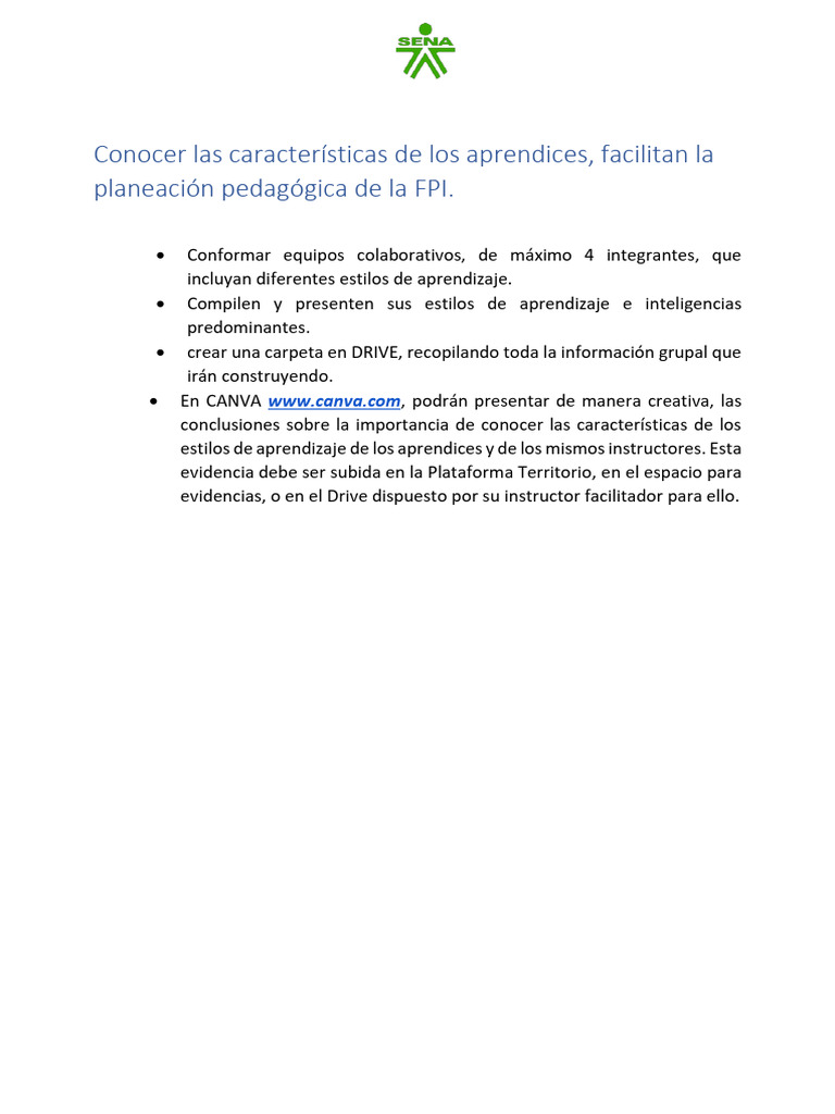 Guia 2 - Actividad Estilos de Aprendizaje | PDF