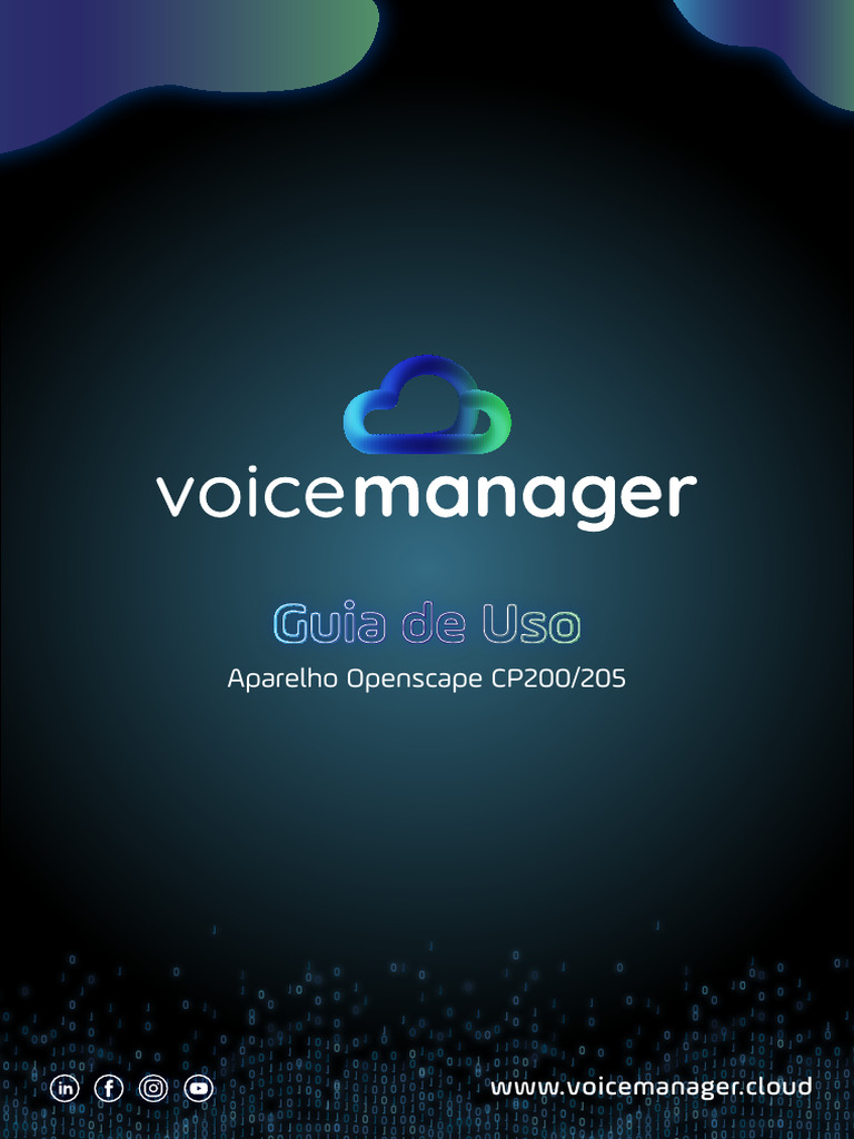 Guia de Uso Aparelho Openscape CP200-205 | PDF | Telefone | Autenticação