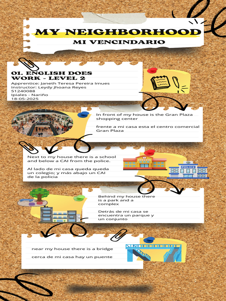 Infografía de mi vecindario | PDF