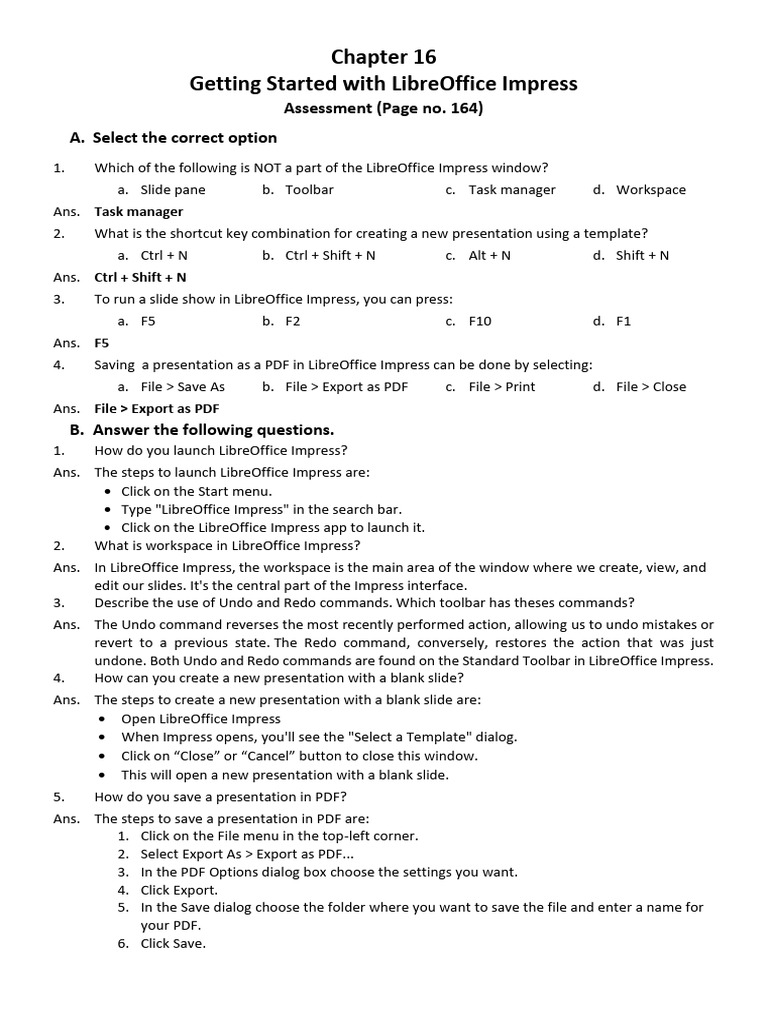 Chapter-16-Getting-Started-with-LibreOffice-Impress | PDF | Ibm Pc Compatibles | Graphical User ...