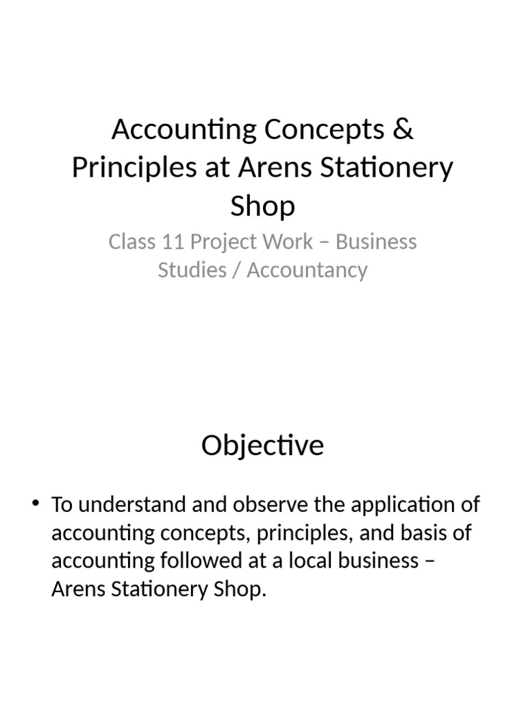 Accounting Practices at Arens Stationery | PDF
