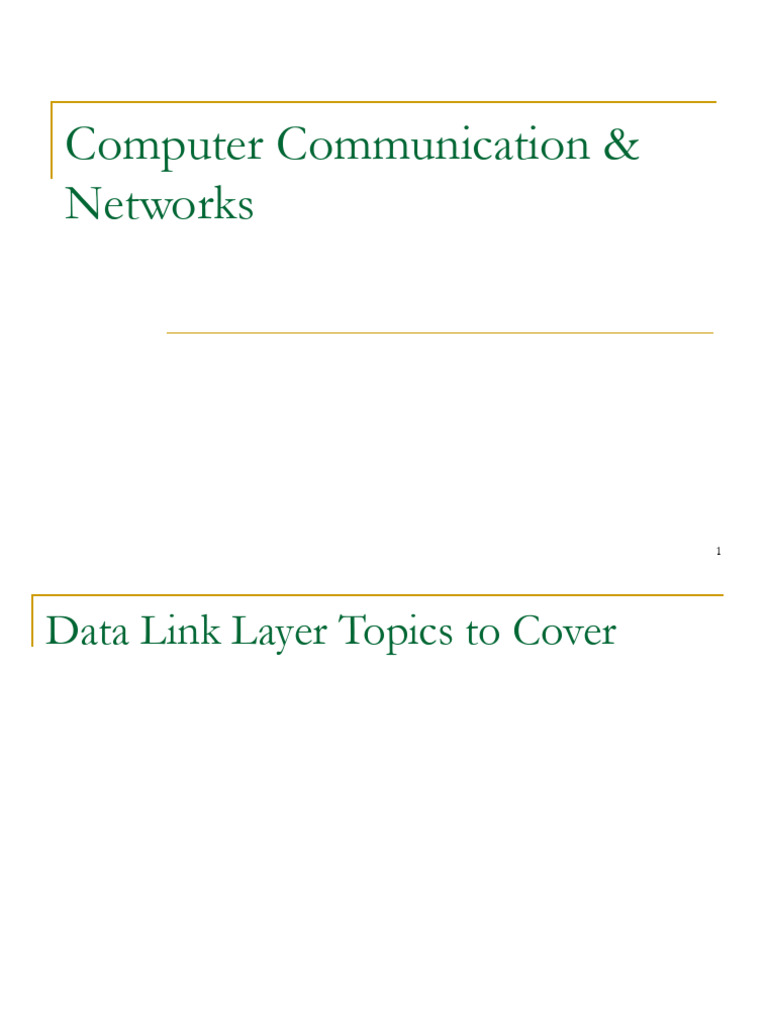 Lecture 10 - DLL Control and Protocols 29042025 013239am | PDF | Transmission Control Protocol ...