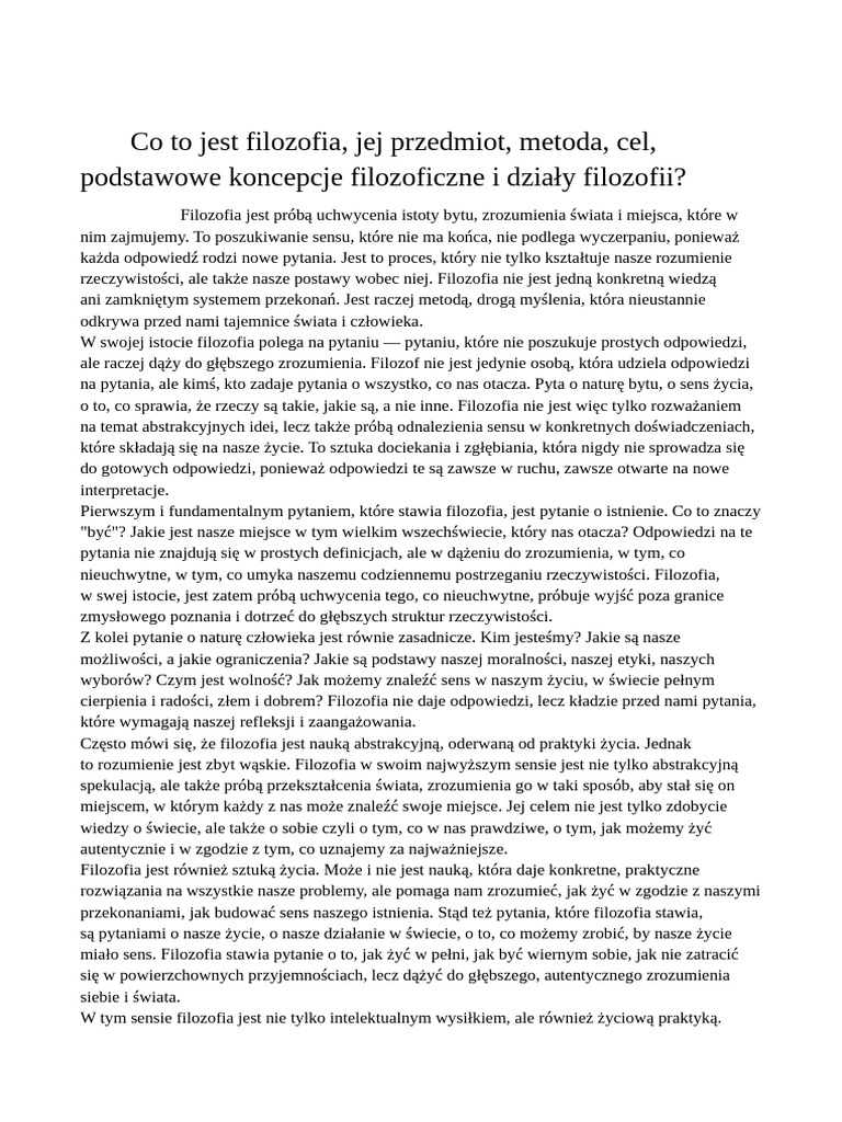 Filozofia | PDF