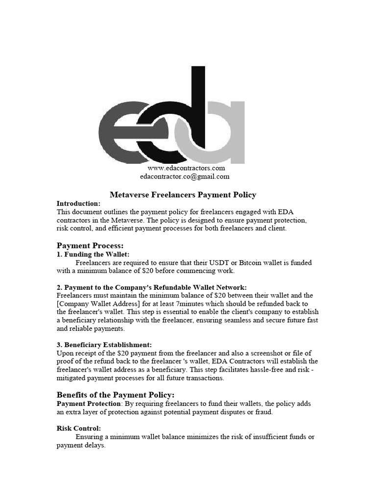 M Revised Payment Policy | PDF | Payments | Policy