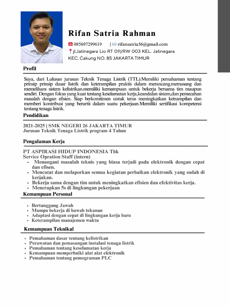 Rifan Satria Rahman PDF | PDF