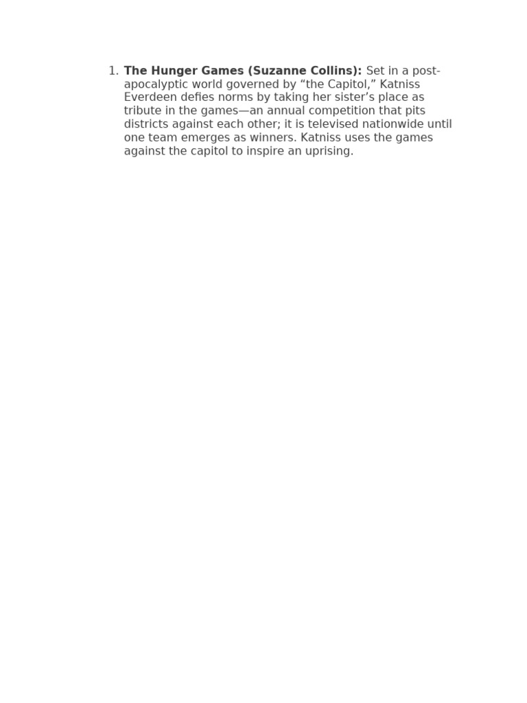 The Hunger Games | PDF