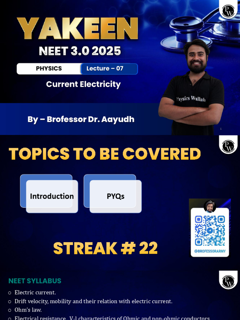 Aayudh Yakeen 3.0 2025 Current 07 | PDF | Electric Current | Series And ...