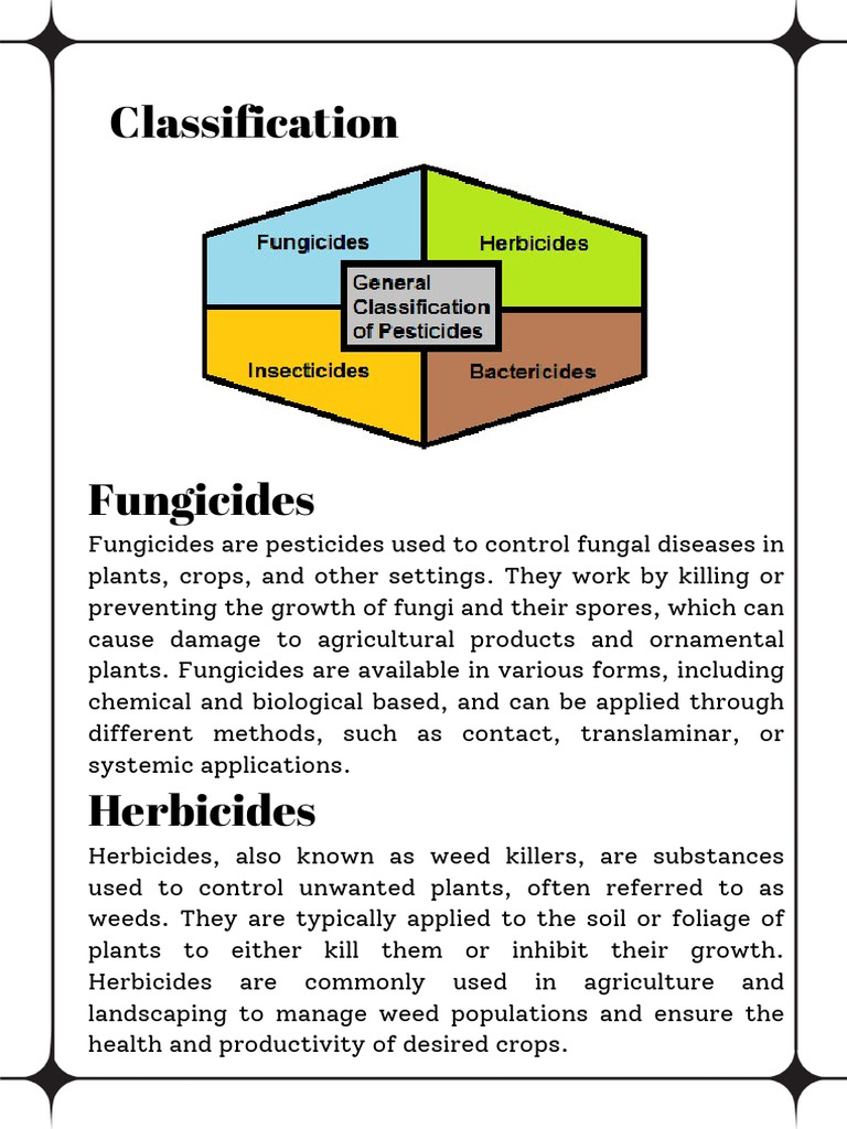 Classification of Agricultural Chemicals | PDF