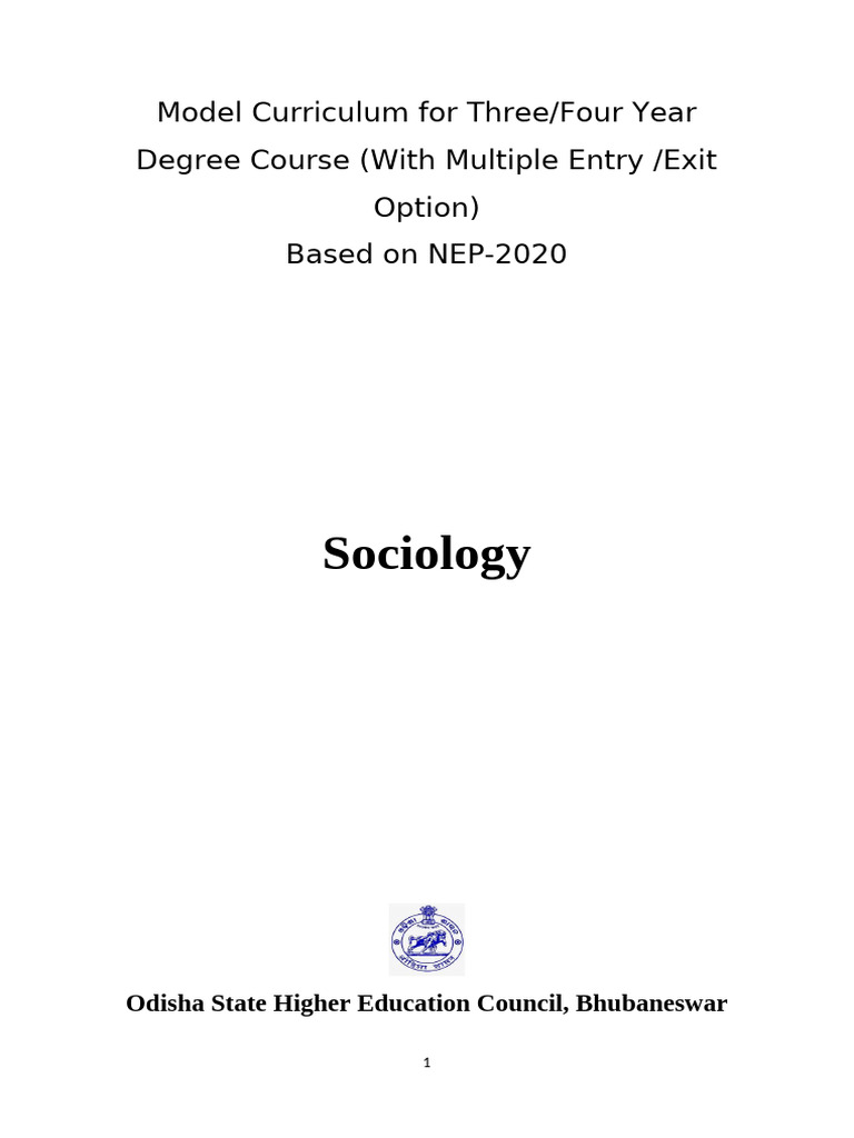 Sociology | PDF | Sociology | Gender