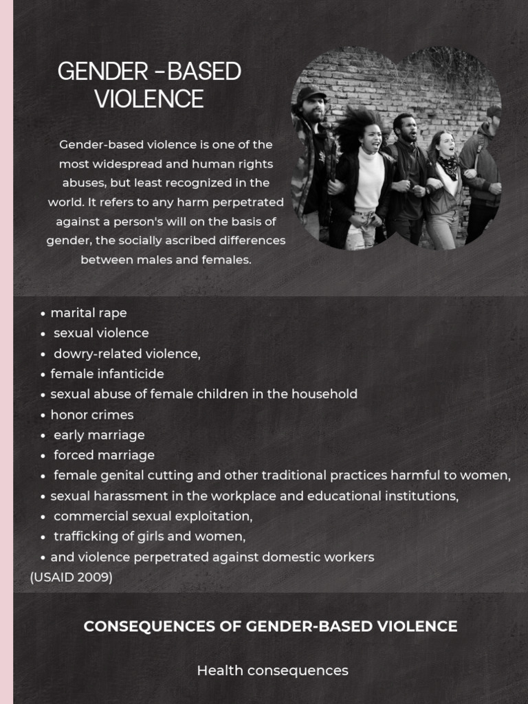 Gender Based Violence Compressed | PDF | Domestic Violence | Violence
