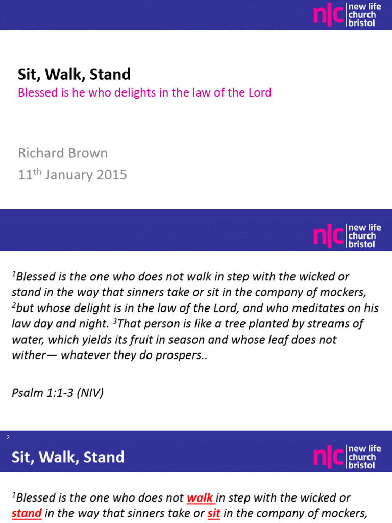 Spiritual Life: Sit, Walk, Stand | PDF | Logos (Christianity ...