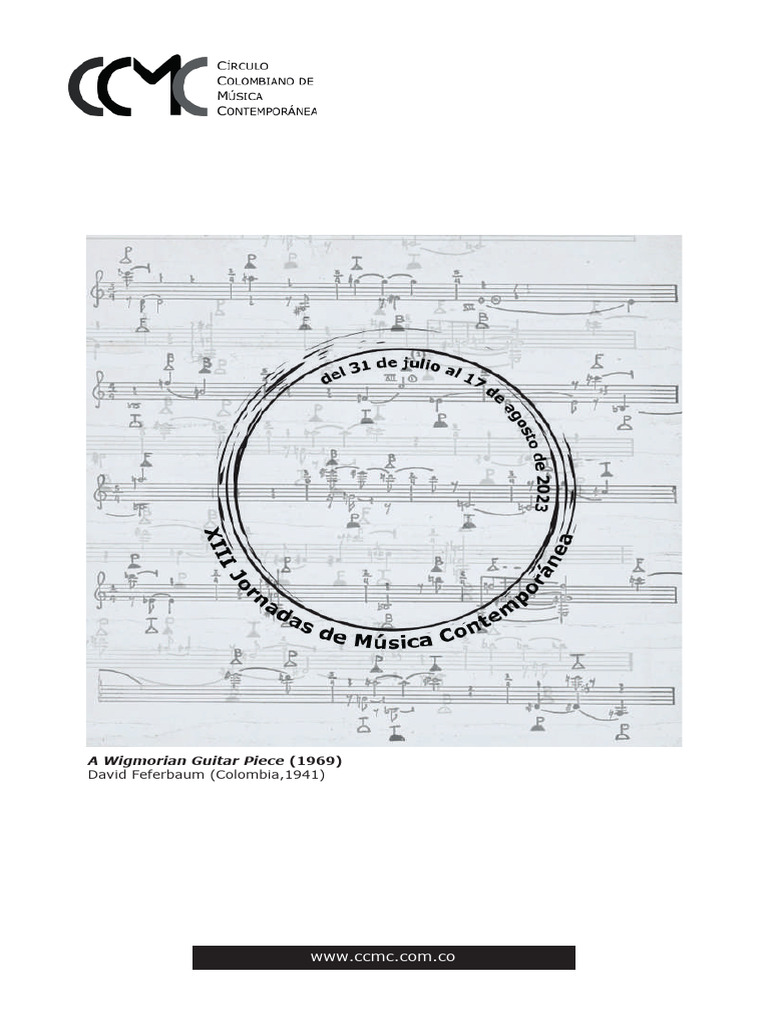 Librillo - Digital - Jornadas CCMC 2023 - Completo - Compressed | PDF | Composiciones Musicales ...