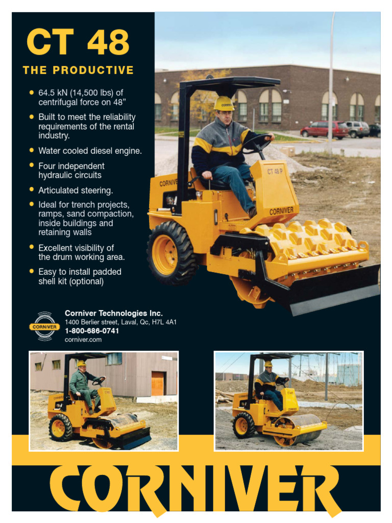 CT 48 Vibratory Roller Specifications | PDF | Vehicles | Vehicle Technology