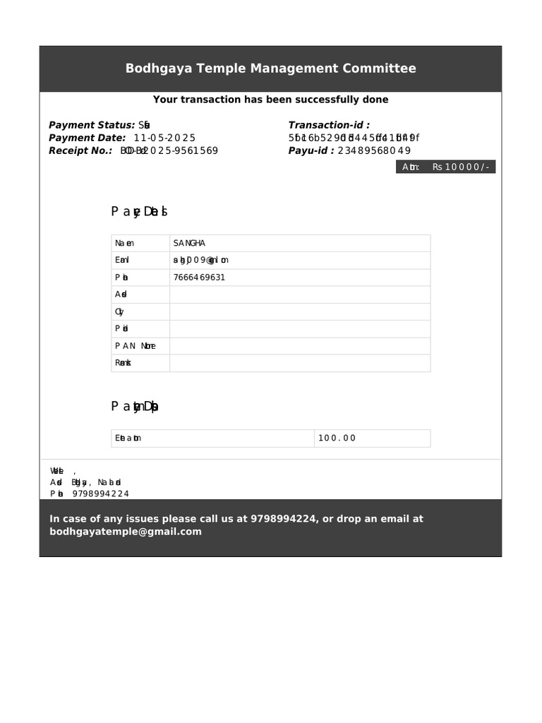 BOD Bod 2025 9561569 | PDF