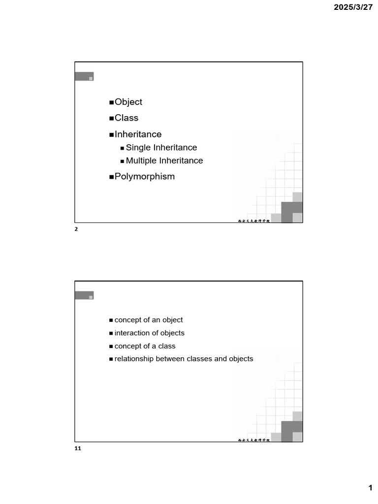 04 Concept Object Oriented | PDF | Inheritance (Object Oriented Programming) | Class (Computer ...