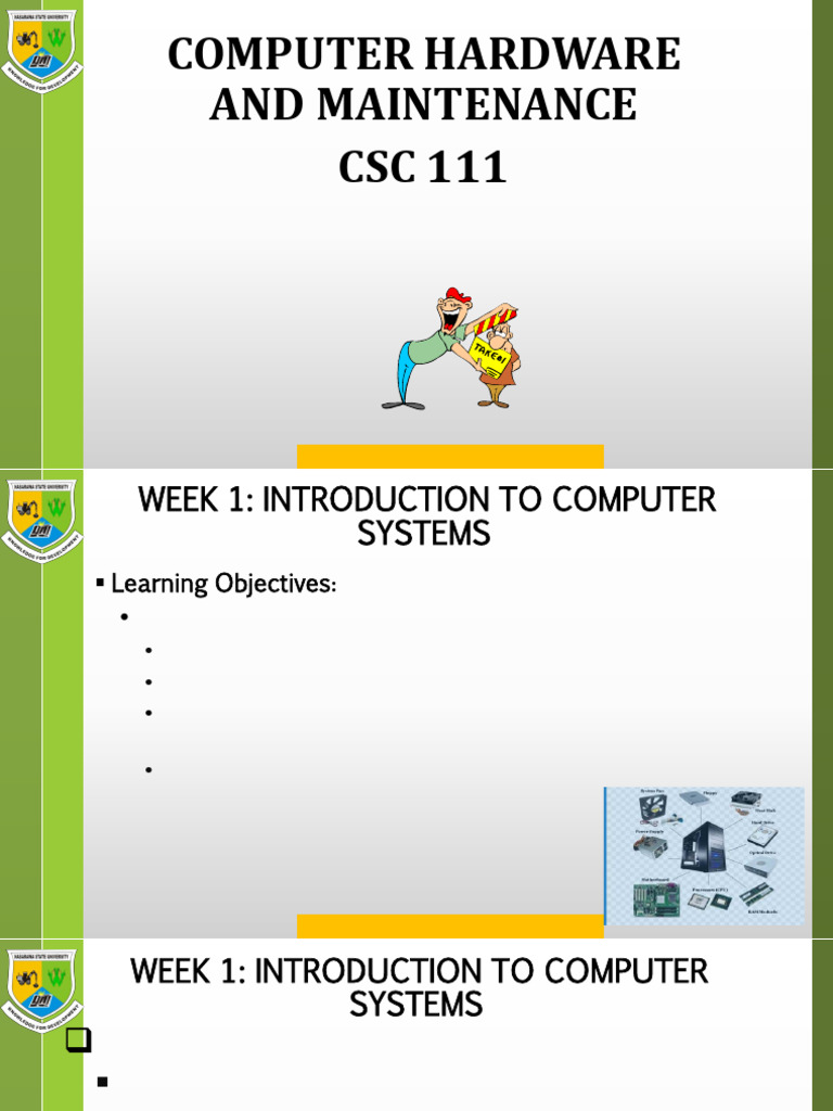 Computer Hardware Overview for CSC 112 | PDF | Random Access Memory ...
